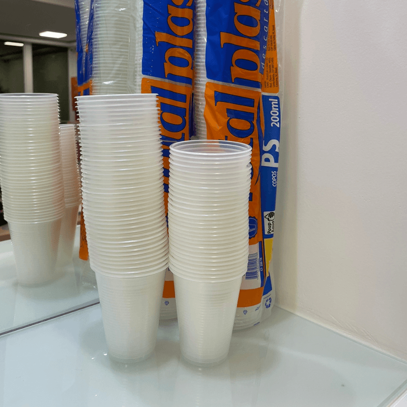 Copo Descartável 200ml Transparente Totalplast 2.500 unidades